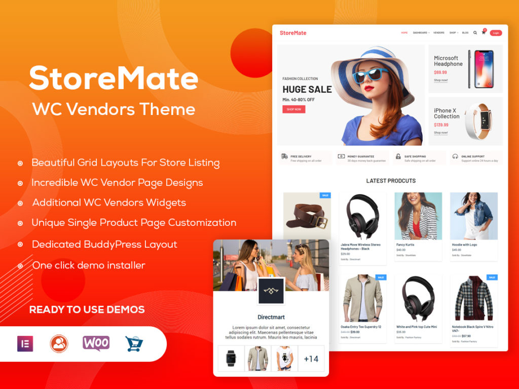 StoreMate WC Vendors Theme - WC Vendors