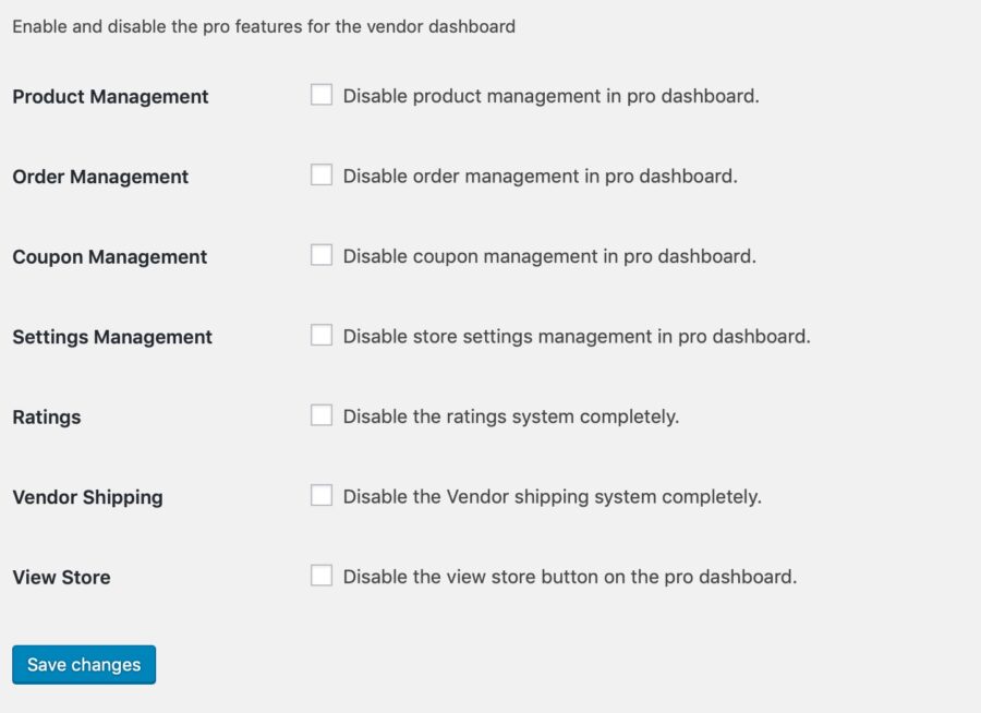 Features - WC Vendors