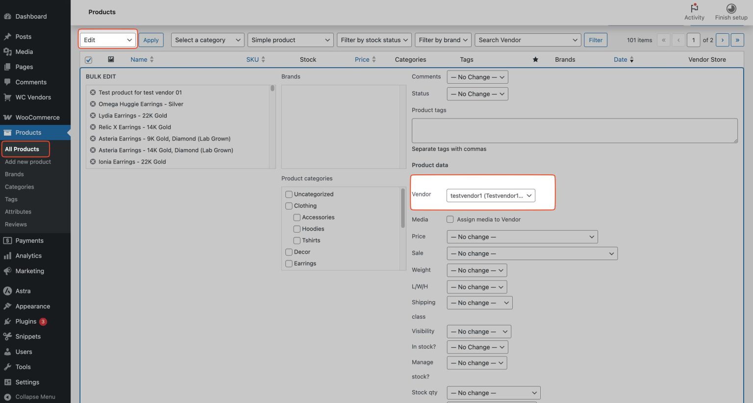 Vendor Management Overview - WC Vendors