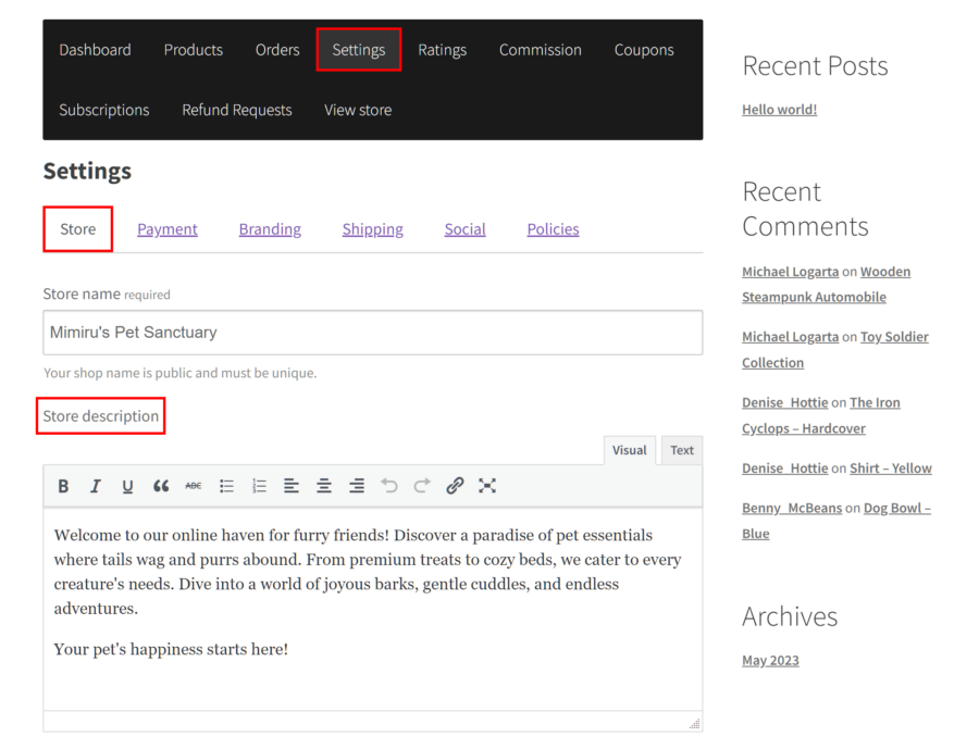 How To Use Store Descriptions To Boost Customer Interest