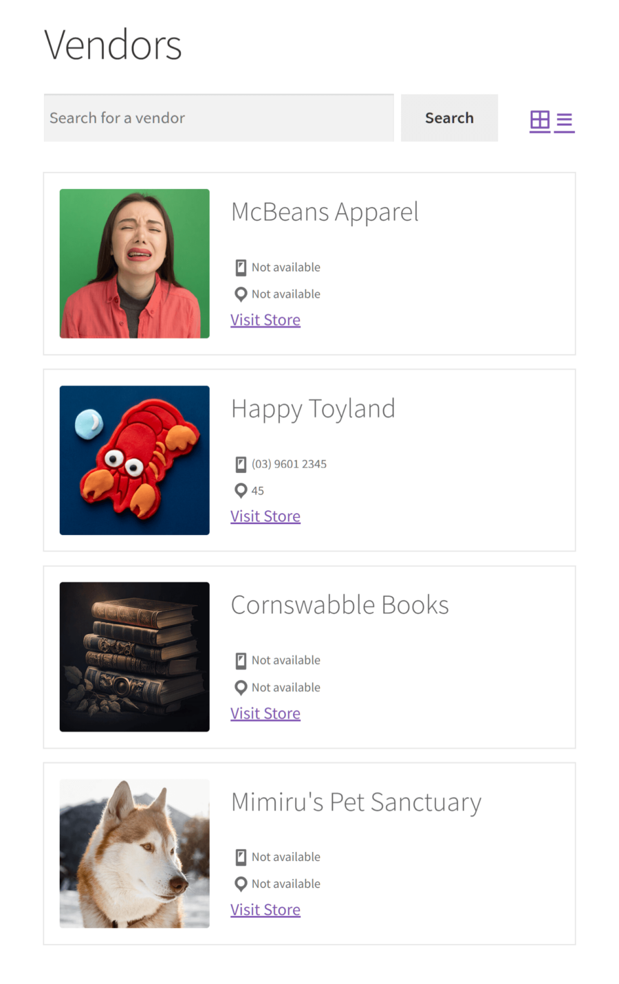 How To Select The Vendor Display Layout For Your Marketplace