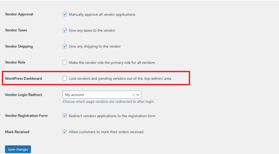 General Settings Overview - WC Vendors